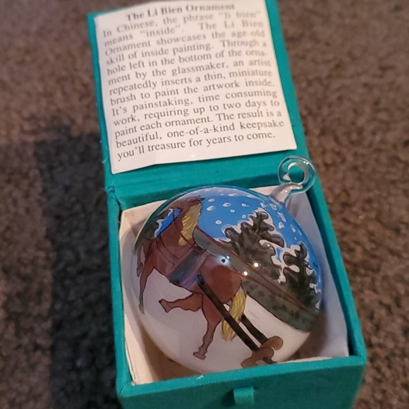 Holiday | Li Ben Hand Painted Ornament Ball | Poshmark